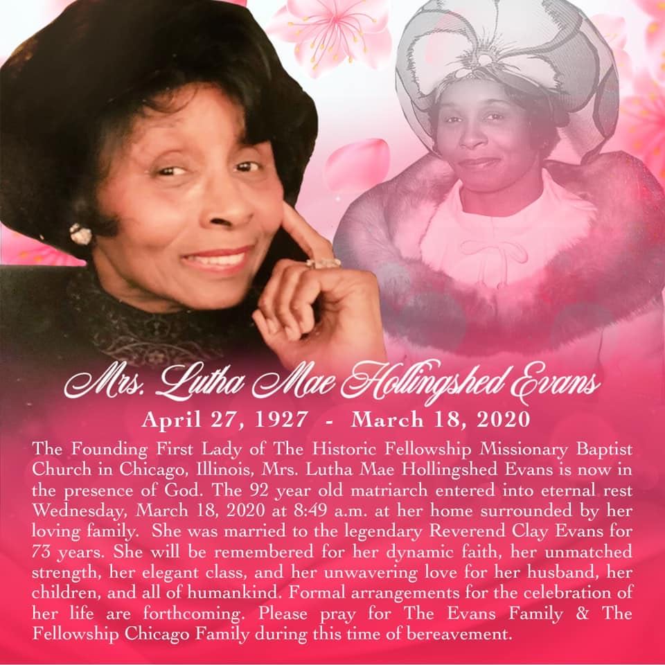 Lutha Mae Evans Journal Of Gospel Music