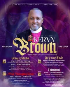 RIP Bishop Kervy Brown, Gospel Singer and Church Leader – Journal of Gospel Music