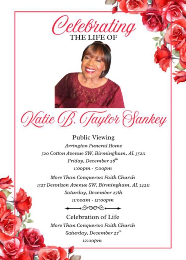 RIP: Katie Sankey, Jefferson County, Alabama, Gospel Singer - Journal ...